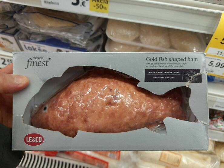 Goldfish Shaped Ham » Dr. Seuzz's Timeline Photos » BaBlahBlah. The ...